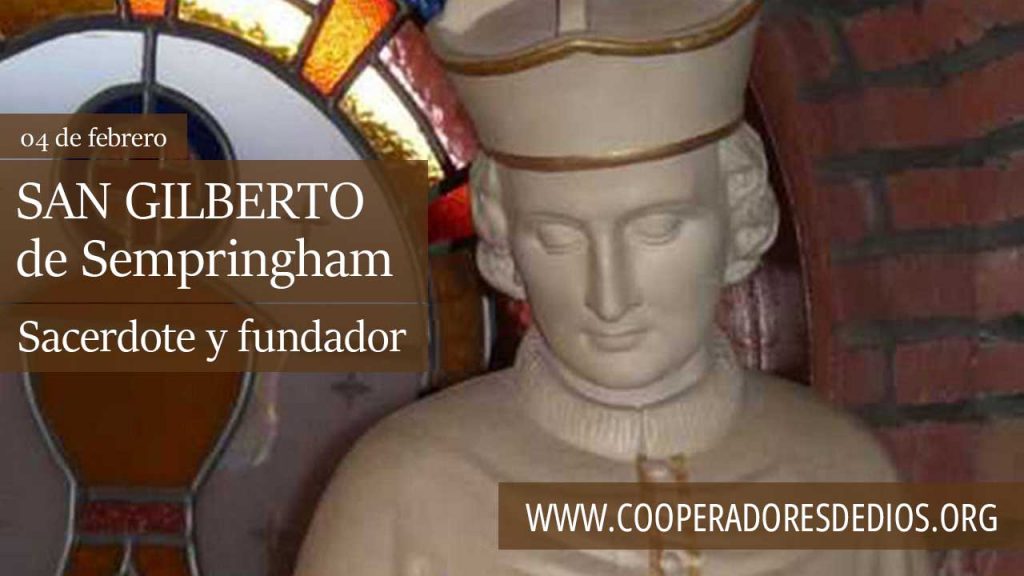 San Gilberto de Sempringham, sacerdote inglés, fundador de la orden ...